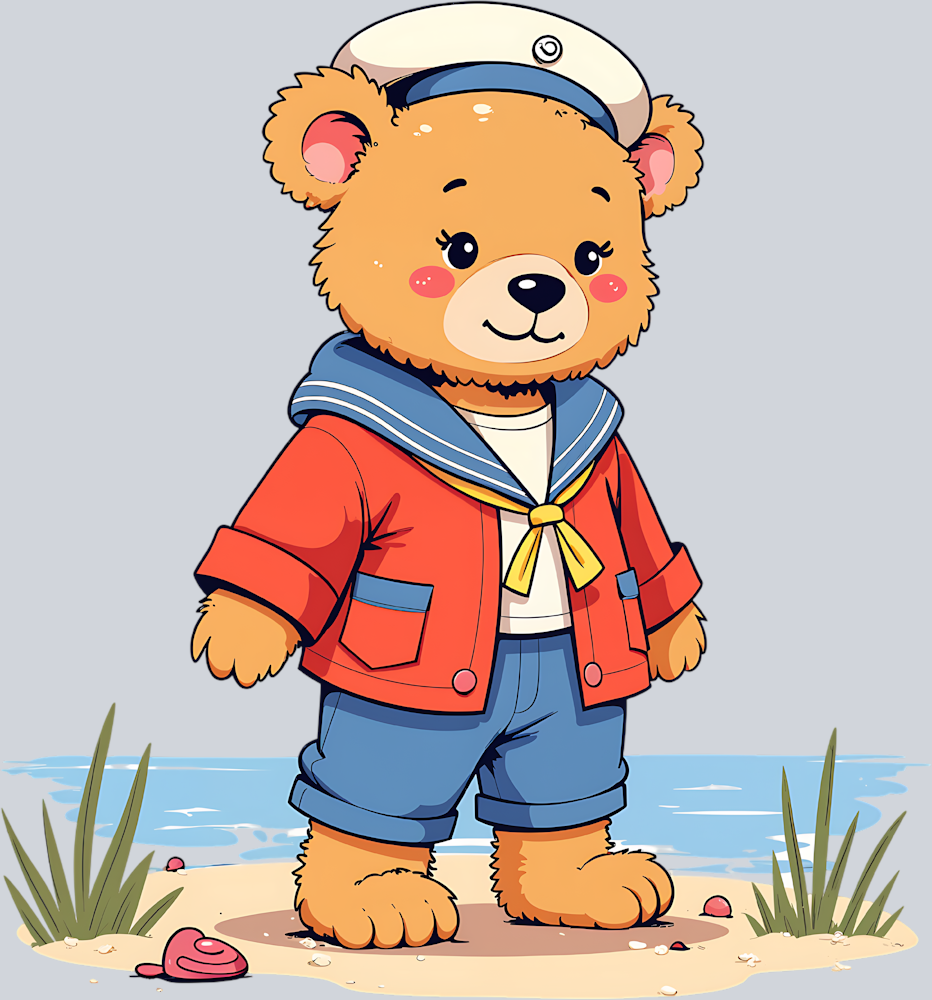 DTF Transfer High Seas - Teddy Sailor – One Source Supply