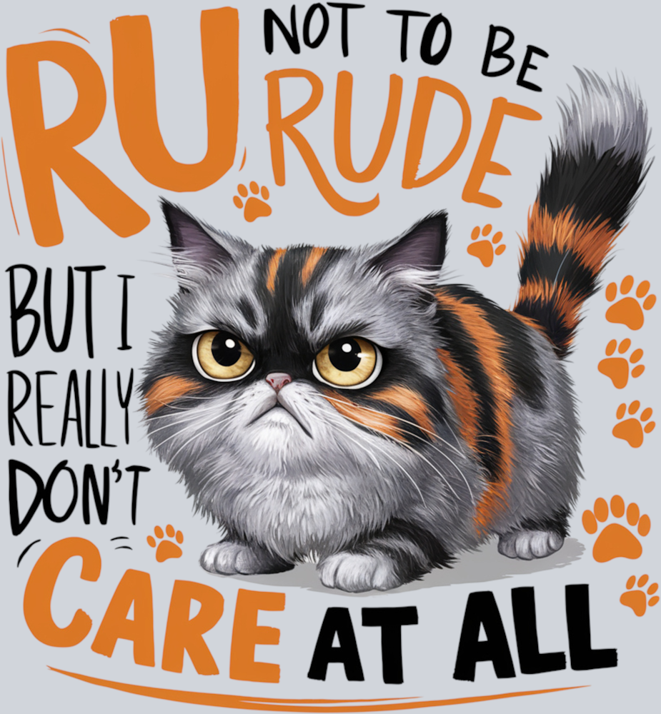 DTF Transfer Cats - Not to be Rude – One Source Supply